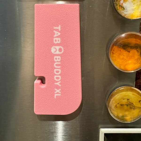 Tab Buddy XL Colors- Food Can Tab Opener Help for Long Nails, Sore Hands; Assistive Veggie, Soup ...