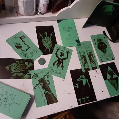 My Strange Tarot Deck and Guidebook, Divination Tool, Modern Tarot Deck ...