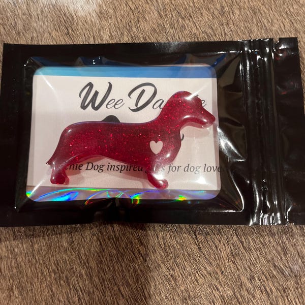 Dachshund Christmas Ornament, Wiener Dog Tree Ornament, Resin Dog ...