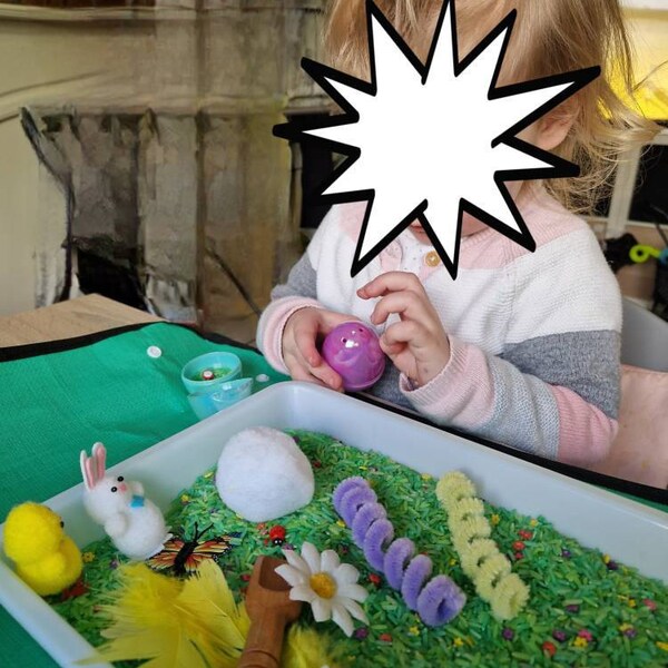 Lime Green Sensory Rice Base / Sensory Bin / Messy Play / Tuff Tray ...