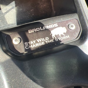 Bronco Console Badge CUSTOM on Aluminum - Etsy