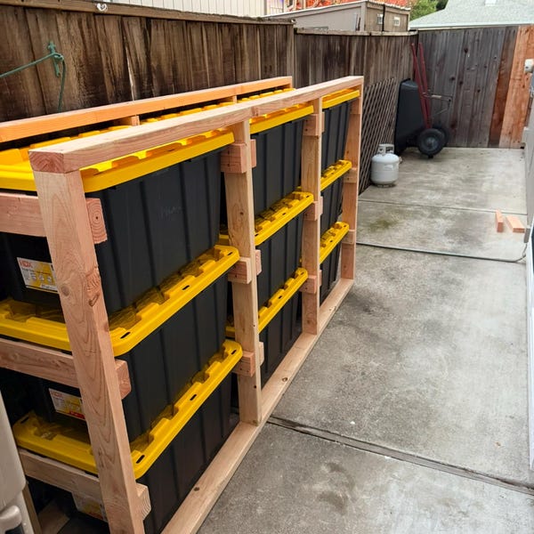 3X3 Storage Tote Organizer Lowe's - Project Source Commander - Etsy