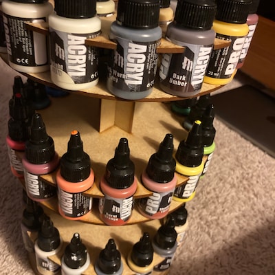 Rotating Paint Rack for 26mm 1 Dropper Bottles - Etsy