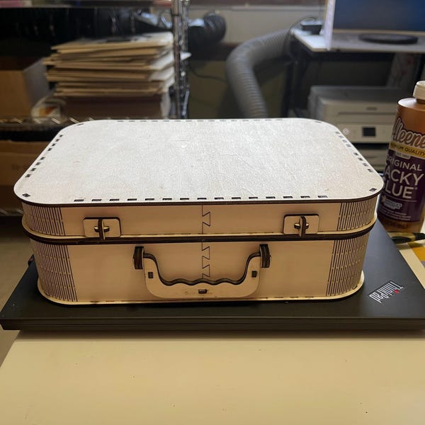 Suitcase - Files for Laser Cutting and Engraving - Vector Design - SVG ...