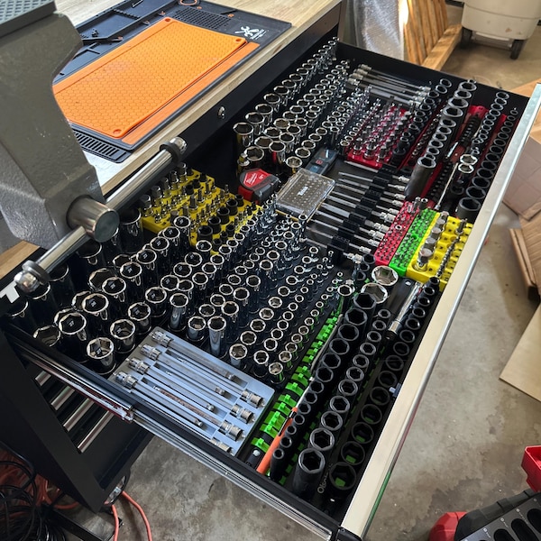 Screwdriver Organizer Holder for Tool Box - Magnetic Modular Set - Etsy