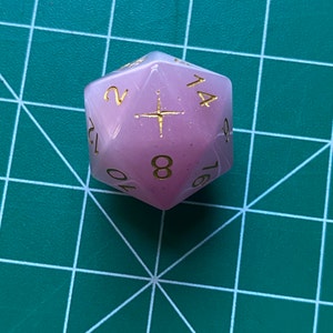 Natural Gemstone D6 Die-engraved D6 Dice-dungeons and Dragons | Etsy