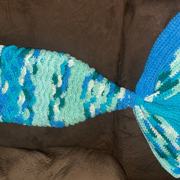 Mermaid Tail Pattern 6-12 Months PDF Instant Download Mermaid Crochet ...