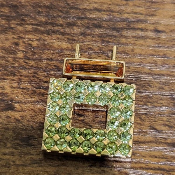 SHERMAN PIN, Aurora Borealis Sets, Handsome Glitz “spray” Design ...