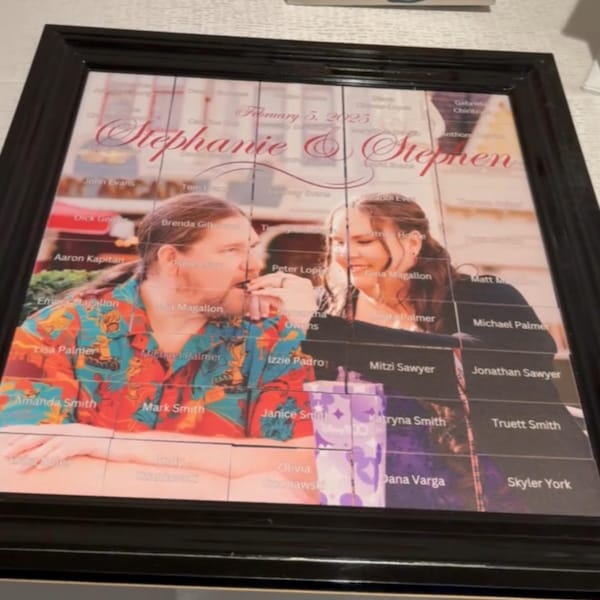 Magnetic Photo Seating Chart - Etsy