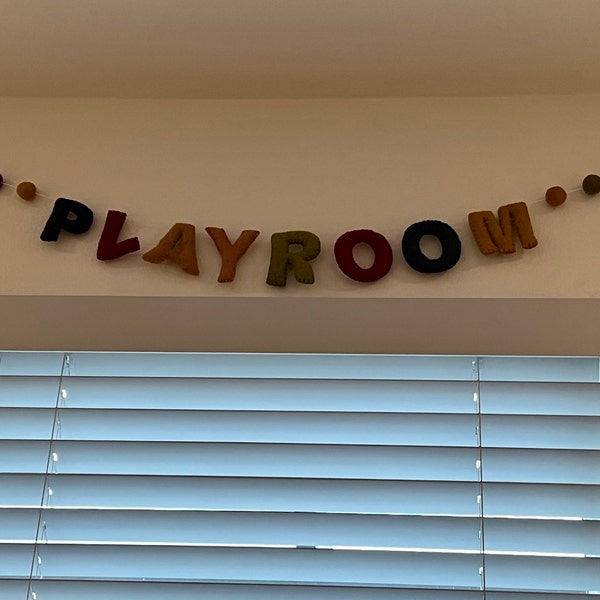 Playroom Sign | Play Room Wall Decor | Kids Christmas Present - Etsy