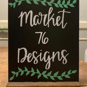 Sidewalk Chalkboard Sign A-frame Chalkboard Sign Double-sided ...