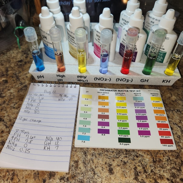 Gh, Kh, P04+ API Test Kit Holder and Dry Rack! || API Test Tube Holder ...