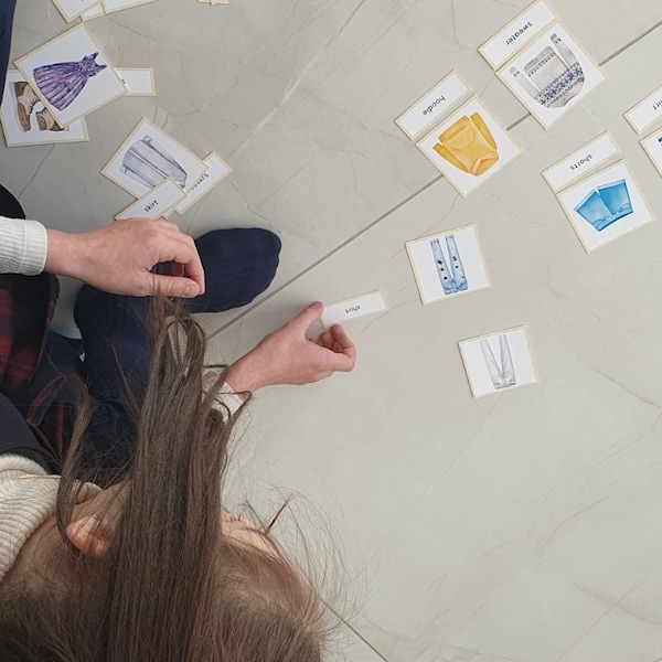 Montessori Shape Sorting Cards: Printable Toddler Learning Activity Set ...