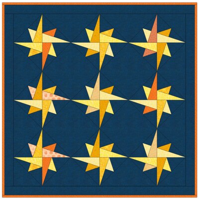 PDF Pattern Monarch Butterfly Paper Pieced Block 3 Sizes - Etsy