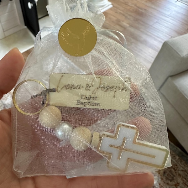 Personalized Baptism Gift, Unique Baptism Favors for Guests, Baptism ...