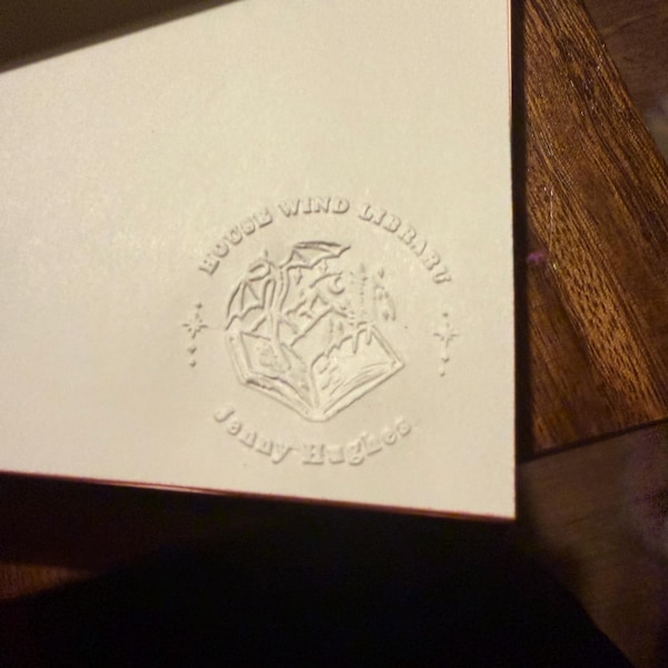 Personalized Book Embosser/custom Book Embosser/from the Library of ...