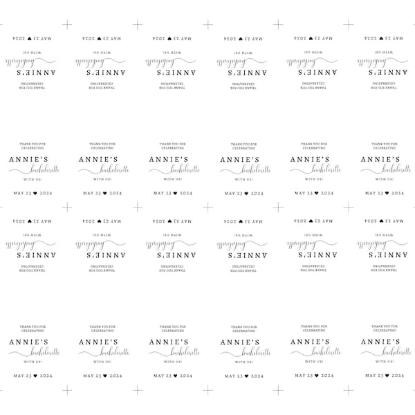 Engagement Party Tic Tac Label | Editable Canva Template | DIY Favor ...