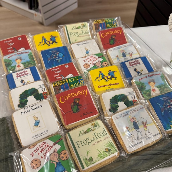 Storybook Cookies: Baby Shower, First Birthday Favors, Teacher Gift ...