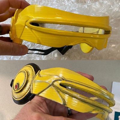 CYCLOPS XMEN 90S Face MASK Visor Yellow Color Cosplay Accessory ...