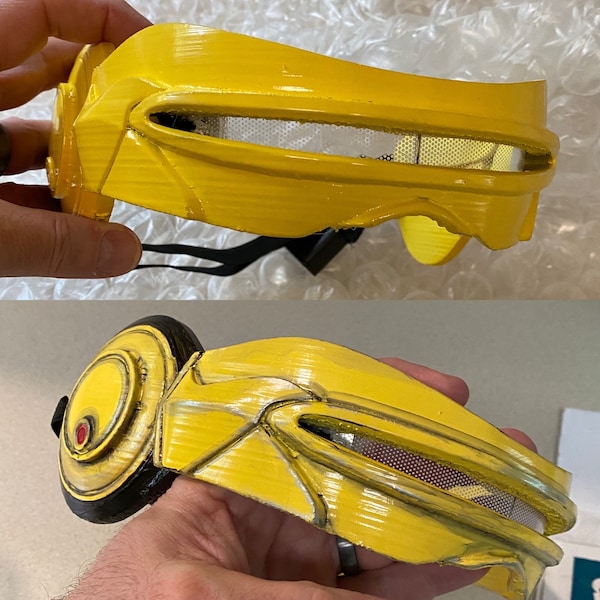 CYCLOPS XMEN 90S Face MASK Visor Yellow Color Cosplay Accessory ...