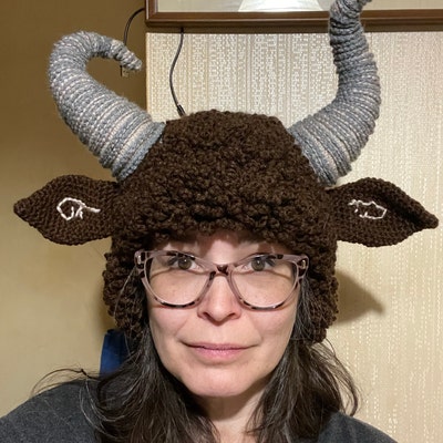 Crochet PATTERN: Krampus Hat / Ram Hat / Goat Hat / Wild Thing - Etsy UK