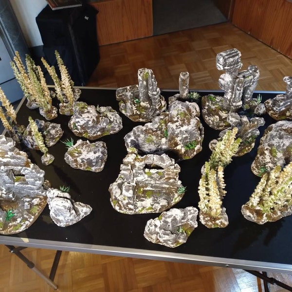 FOREST MIDDLE SET | Wargame Terrain, 28mm, 32mm, Modular Terrain ...