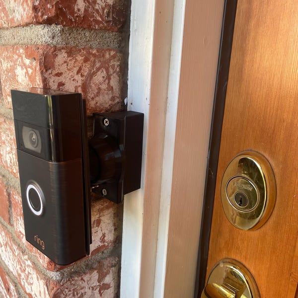 Ring Doorbell Wired 2021- 90 Degree Swivel Mount Bracket Adjustable ...