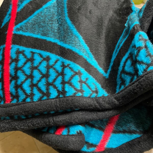 Basotho Blanket - Poncho-shawl (red) - Etsy