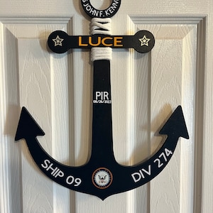 US Navy PIR Anchor / Navy Graduation Anchor / PIR / Navy Boot - Etsy