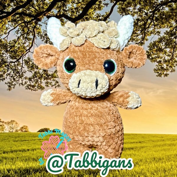 Harry the Highland Cow Pattern - Etsy
