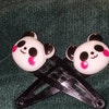 Apple Snap Hair Clips Pack of 2 Red - Etsy