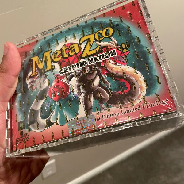 Metazoo First Edition Booster Box Display Case for Metazoo: Cryptid ...