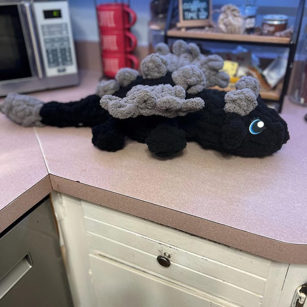 Fingerknit Chunky Elephant Plushie Pattern With Video Tutorial Elephant ...