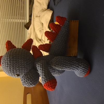 Dino Crochet Pattern, Dinosaur Amigurumi Pattern, Plush Bulky Yarn ...