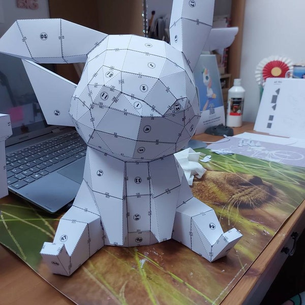 Angel Stitch Papercraft DIY Pepakura Origami Template Low Poly - Etsy