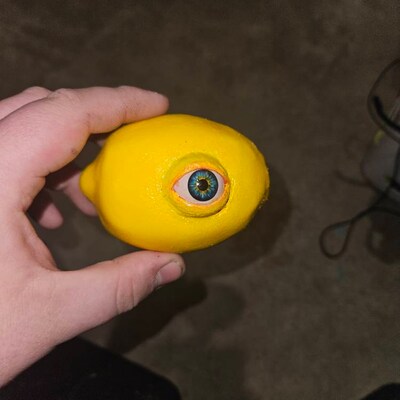 Realistic Life Sized Freaky Fruit All Seeing Lemon by Dead Head Props ...