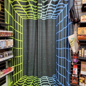 Firefighter Silhouette Window Curtains, Firefighting Theme Orange Black ...