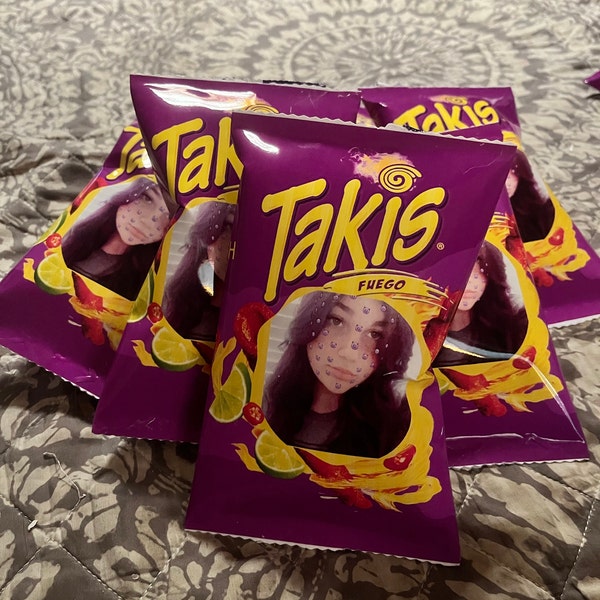 Custom Chip Bags, Taki Custom Bag, Personalized Taki Bag, Party Favor ...