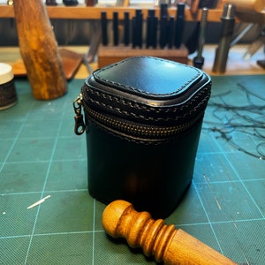 Leather Box Pattern Toiletry Bag Pattern Leather DIY Pdf Download ...