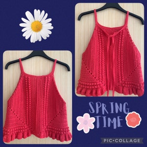 CROCHET PATTERN Liv Granny Square Top Adults Crochet , Women Granny ...