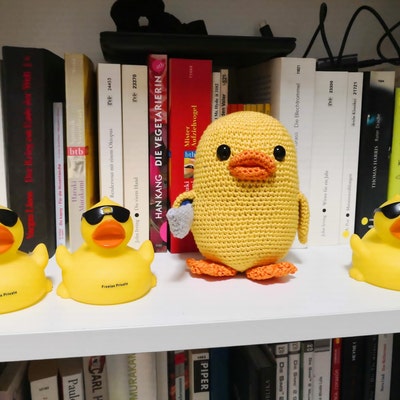 Stabby Duck Crochet Duck With a Knife PATTERN PDF PLUS Tiny Stabby Duck ...