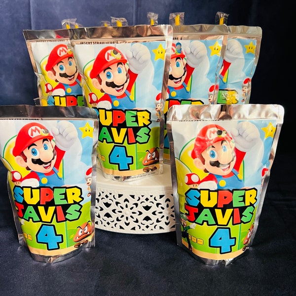 Super Mario Party Bundle - Printable Party Bundle- Chip Bag ...