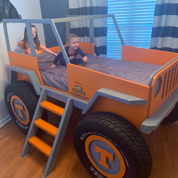 DIY Jeep-inspired Bed Plans – Build a Custom Kids Bed With Easy ...
