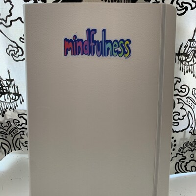 Mindfulness Vinyl Sticker, Meditate Sticker, Mindfullness, Happiness ...