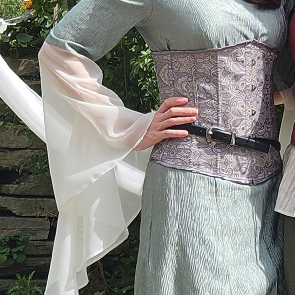 DIY Elvish Basic Dress Fantasy Medieval Elf- Template Pattern Blueprint ...