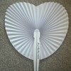 Folding Fan, Heart shaped Fan, Wedding Party Gift, Personalized Fan - Etsy