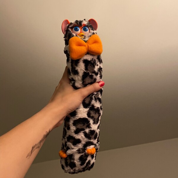 Long Furby Small Worm Fancy Rainbow and Red Squeaky Boi small Long ...