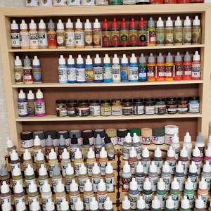 Large Paint / Display Shelf Narrow Spacing | Etsy