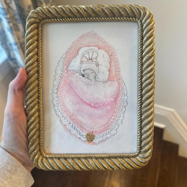 Custom Portrait, Miscarriage Pregnancy Baby Loss, Stillborn Gift Mom ...