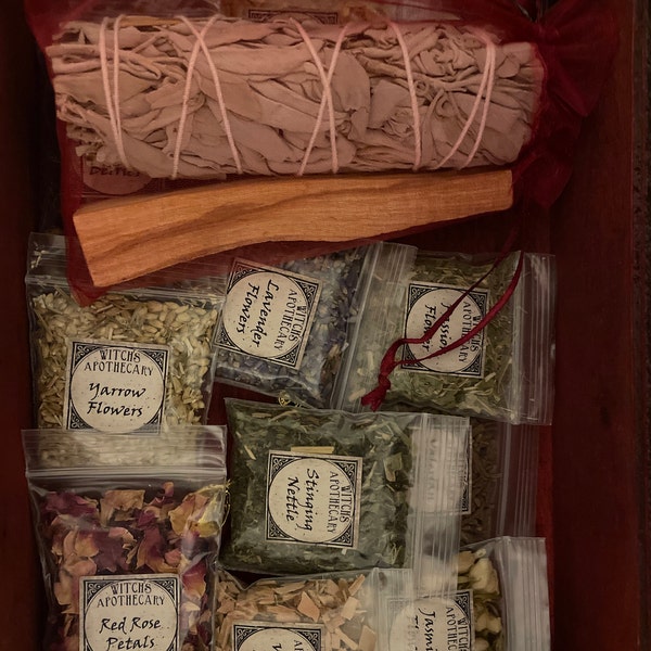 Witchcraft Starter Kit Wiccan Altar Kit Witch Box - Etsy